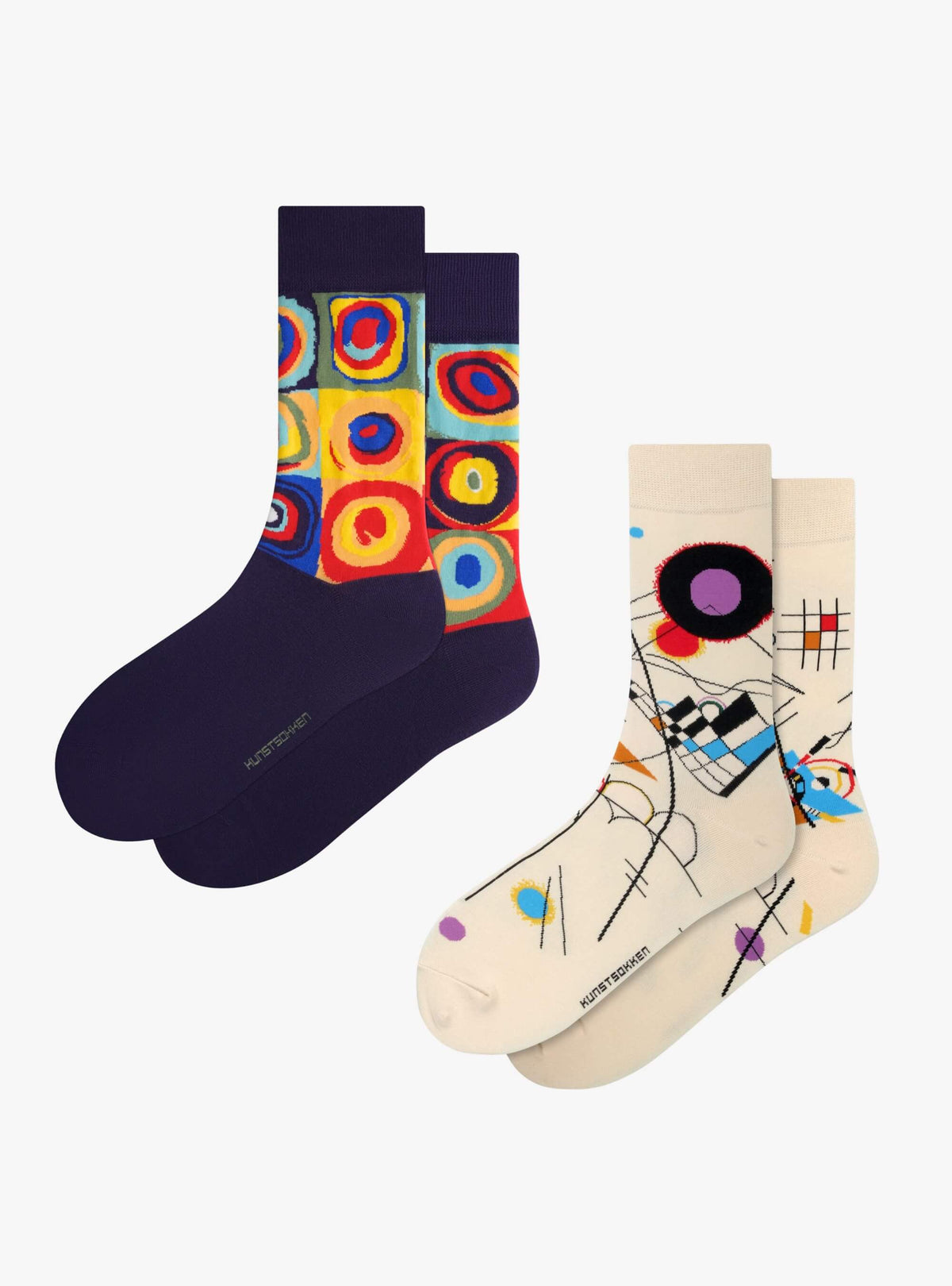 Wassily Kandinsky 2-Pack Socks | Colour Study & Composition VIII ...